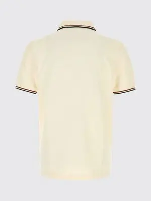 Fred Perry Short-sleeve Cotton Polo With Embroidered Logo And Contrast Trims