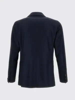 Tagliatore Double-breasted Wool And Cashmere Blazer With Peak Lapels
