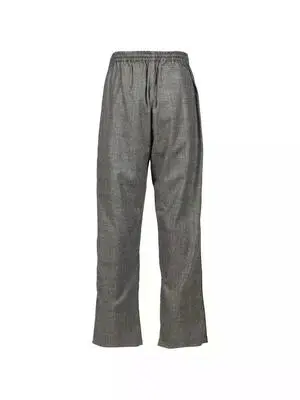 WILLY CHAVARRIA Ruff Rider Check Track Pants