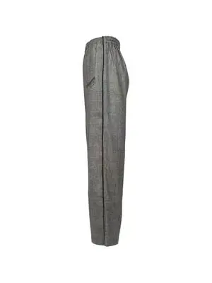 WILLY CHAVARRIA Ruff Rider Check Track Pants
