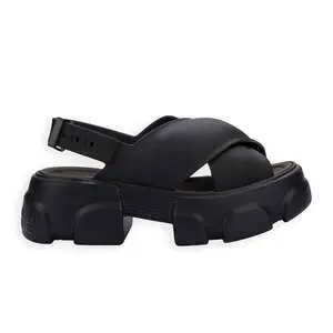 Melissa Yura Sporty Platform Sandal Black - Brown