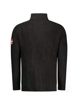NORWEGIAN RAIN Ribbed-knit Roll-neck Sweater