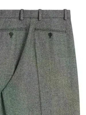 Givenchy Double Pleat Checked Pants In Flannel