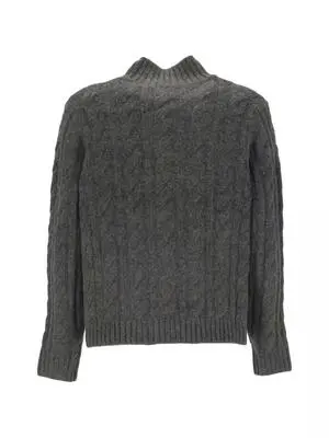 KEELING Cable-knit Mock-neck Sweater