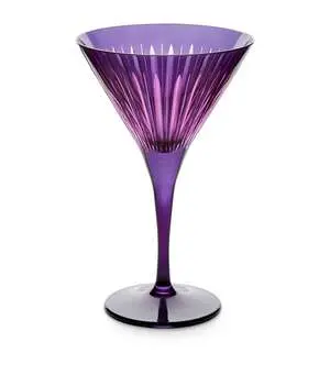 L'Objet Prism Martini Glasses - Purple