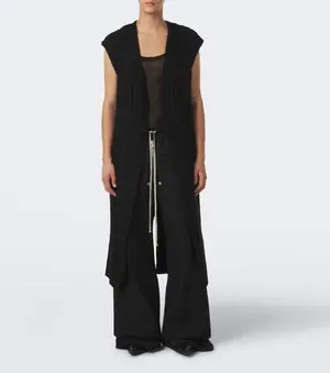 Rick Owens Lab Cashmere And Silk Sweater Vest