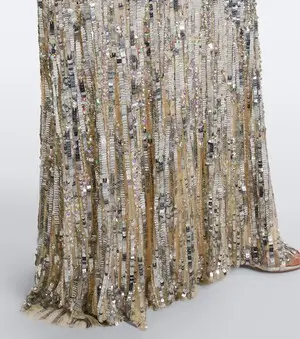 Jenny Packham Euphoria Embellished Bustier Gown