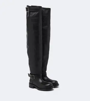 Balenciaga Leather Over-the-knee Boots