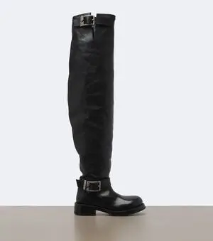Balenciaga Leather Over-the-knee Boots
