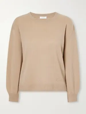 ERES Colorama Maille Famous Wool And Cashmere-blend Sweater - Neutrals