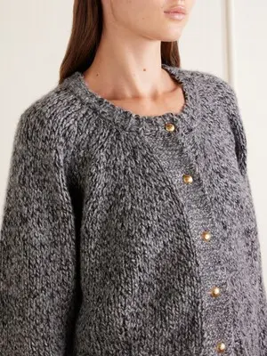 Khaite Niels Cashmere And Silk-blend Cardigan