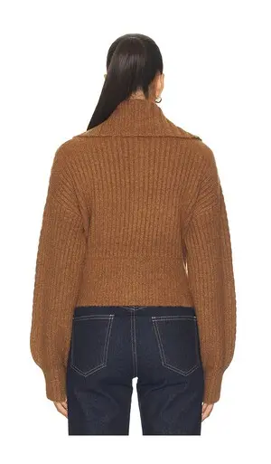 AMUR Emery Cable Knit Top In . Also