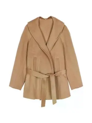 JNBY Belted Shawl-collar Coat - Neutrals