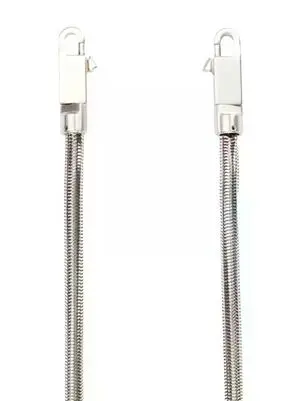 Rick Owens Snake-link Lobster-clasp Chain - Silver