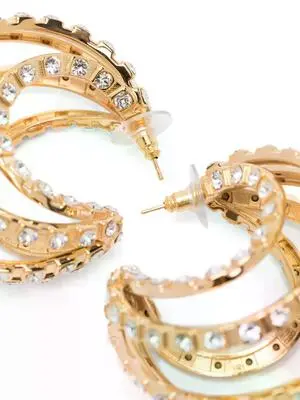 MARANT Mona Crystal-embellished Hoop Earrings