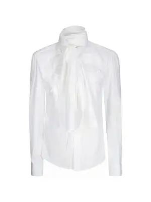 Ottolinger Infinity Bow-detail Shirt - White