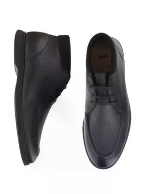 BOSS Grained Leather Boots
