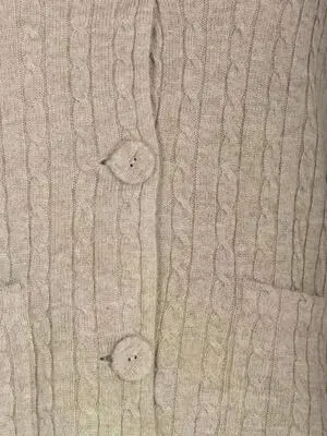 BY MALENE BIRGER Riva Cable-knit Layered Cardigan - Neutrals