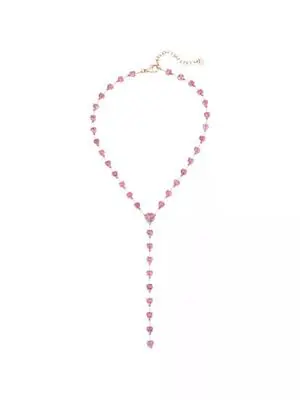 Shay Heart Sapphire Necklace - Pink