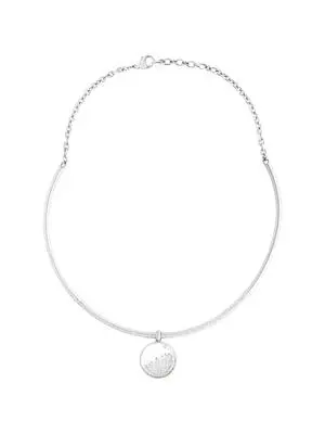 Moritz Glik Trapezio Gala Diamond Necklace - Silver