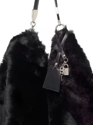 Liu Jo Faux-fur Tote Bag - Black
