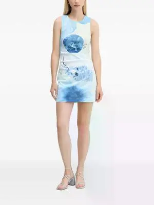 Desigual Collage Printed Sleeveless Mini Dress