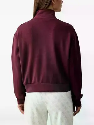 Guess Logo-plaque Zip-up Hoodie