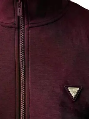 Guess Logo-plaque Zip-up Hoodie