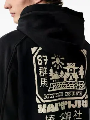 NAPAPIJRI Teza Graphic-print Logo-patch Hoodie