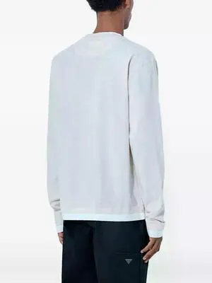 Prada Long-sleeved Cotton T-shirt