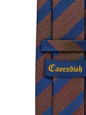 CAVENDISH Striped Silk Tie
