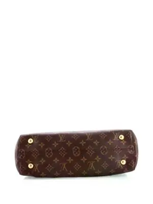 LOUIS VUITTON Venus Handbag Monogram Canvas And Leather Satchel - Red