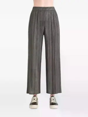Issey Miyake Pleated Straight-leg Trousers