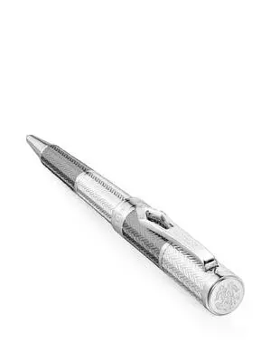 Roberto Cavalli Herringbone-engraved Pen