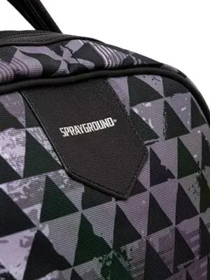 SPRAYGROUND Geometric-print Shark-mouth Backpack