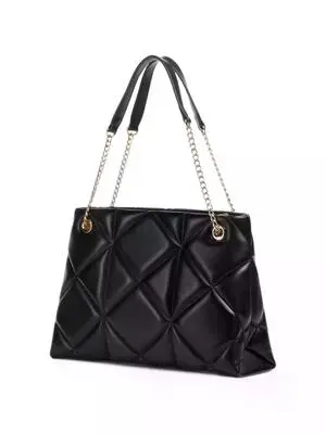 Moschino Quilted Logo-plaque Tote Bag