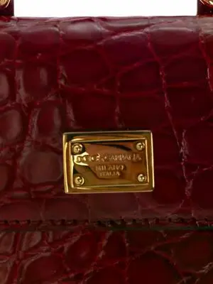 Dolce & Gabbana Croc-effect Leather Card Holder