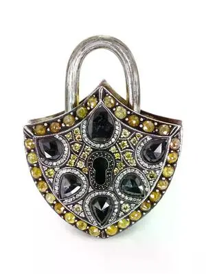 SEVAN BIÇAKÇI Embellished Diamond Shield Pendant