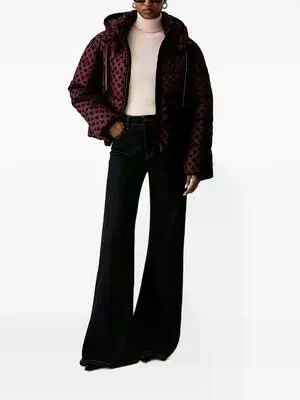 Guess 4g Monogram-print Hooded Puffer Jacket