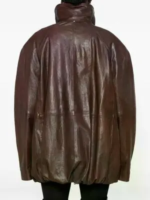 Sportmax Spsalaggio Belted Leather Jacket