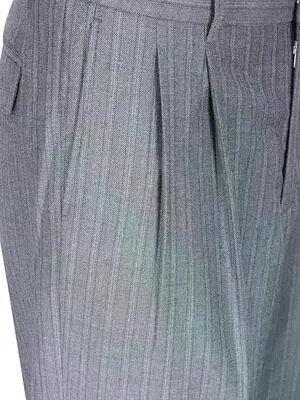 SUNFLOWER Pleated Pinstripe Trousers