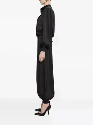 NISSA Viscose Oversized Cropped Jacket