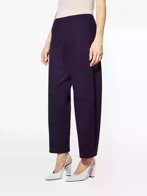 Liviana Conti Joseph High-waisted Cropped Trousers - Blue
