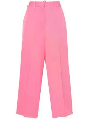 Stella McCartney Wide-leg Wool Trousers - Pink
