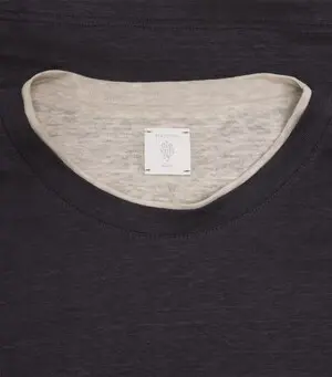 Eleventy Linen Layered T-shirt