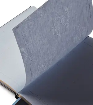 Smythson Leather Portobello Weekly Diary 2027 - Blue