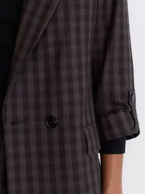 REISS Wool Relaxed Double-breasted Blazer
