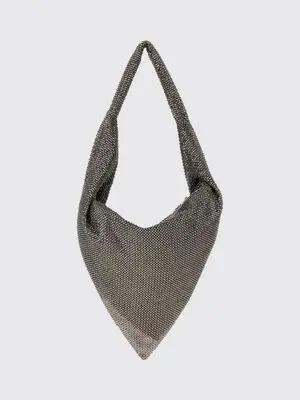 Benedetta Bruzziches Ursula Rhinestone-embellished Aluminum Mesh Shoulder Bag