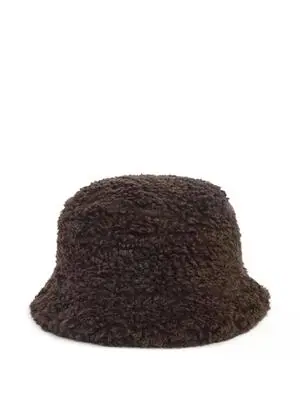 Apparis Amara Bouclette Bucket Hat - Brown