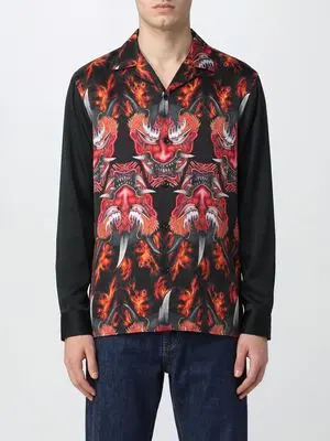 Y3 Long-sleeved Graphic Print Shirt In Recycled Fabric